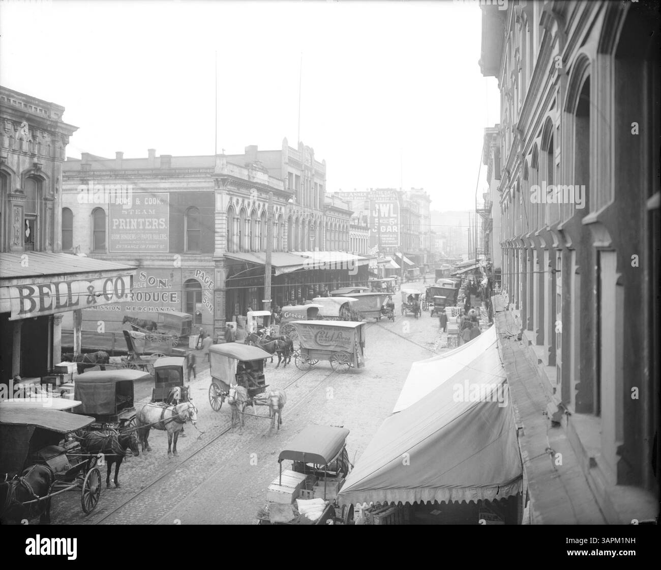 This photograph, part of the Angelus Studio collection, shows downtown ...