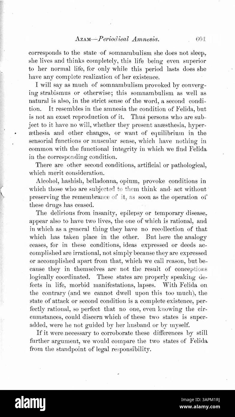 This study by Dr. Azam details the case of Felida X, who experiences ...