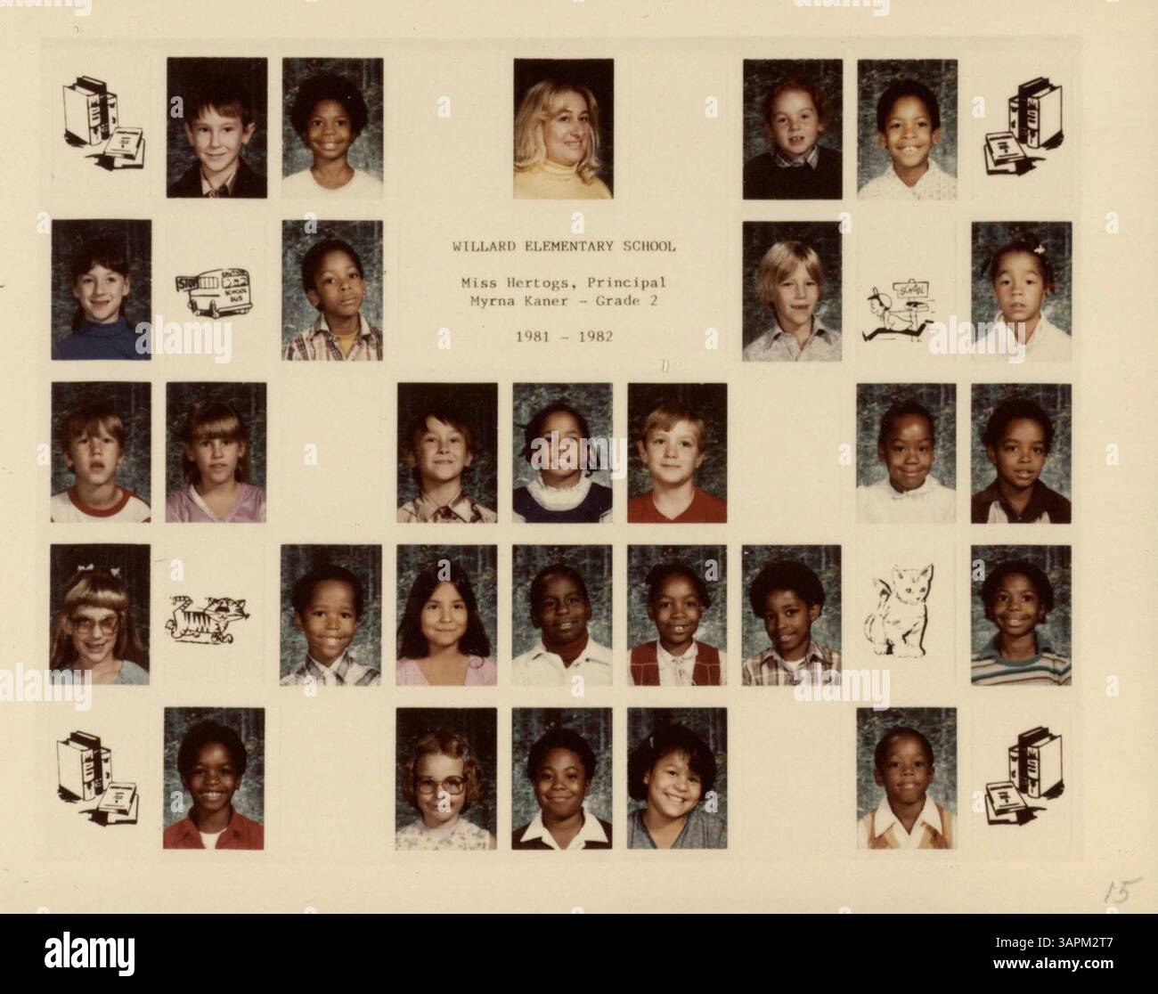 Willard Elementary's 1982 yearbook includes class photos from the 1981 ...