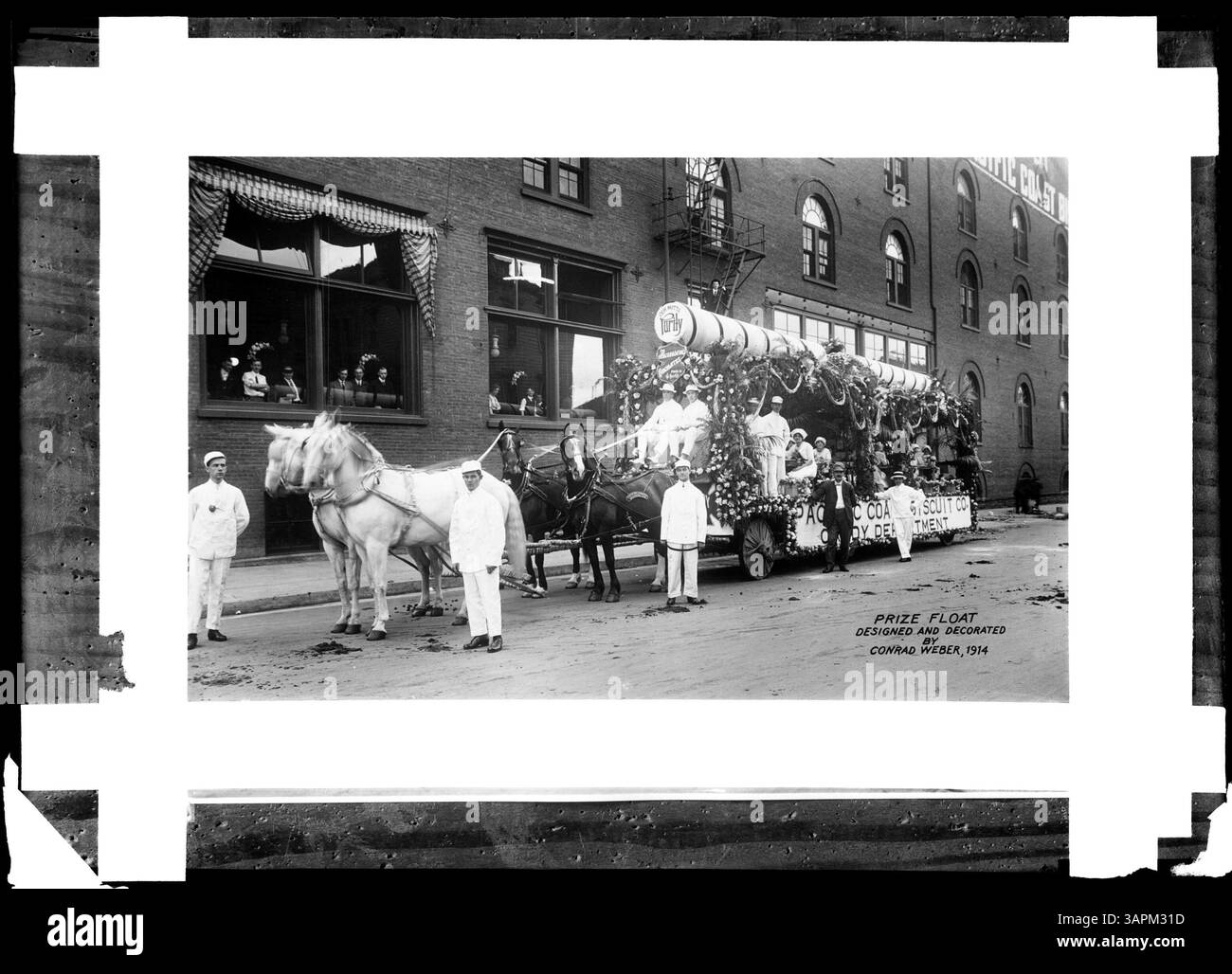 This photograph, taken by Angelus Studio, shows the prize-winning Rose ...