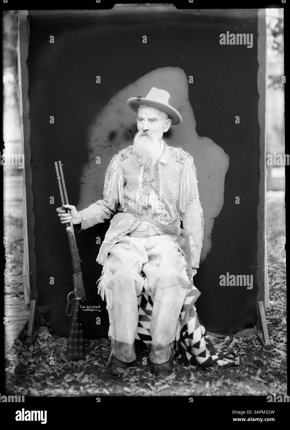 This photograph by Lee Moorhouse depicts Colonel B.F. Shaw, an ...