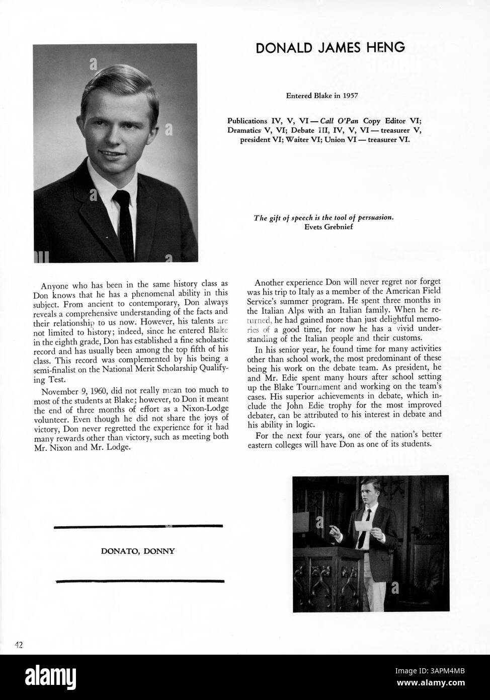 This high school yearbook from 1962 captures the student body, staff ...