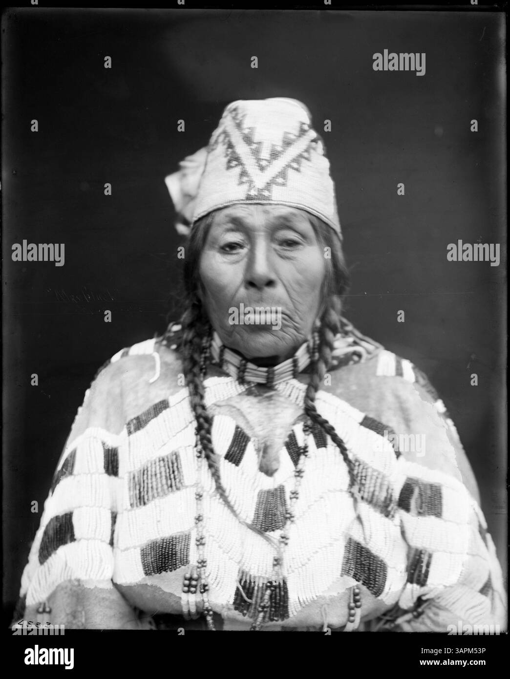 This photograph, taken by Lee Moorhouse, shows Mrs. Black, an elderly ...