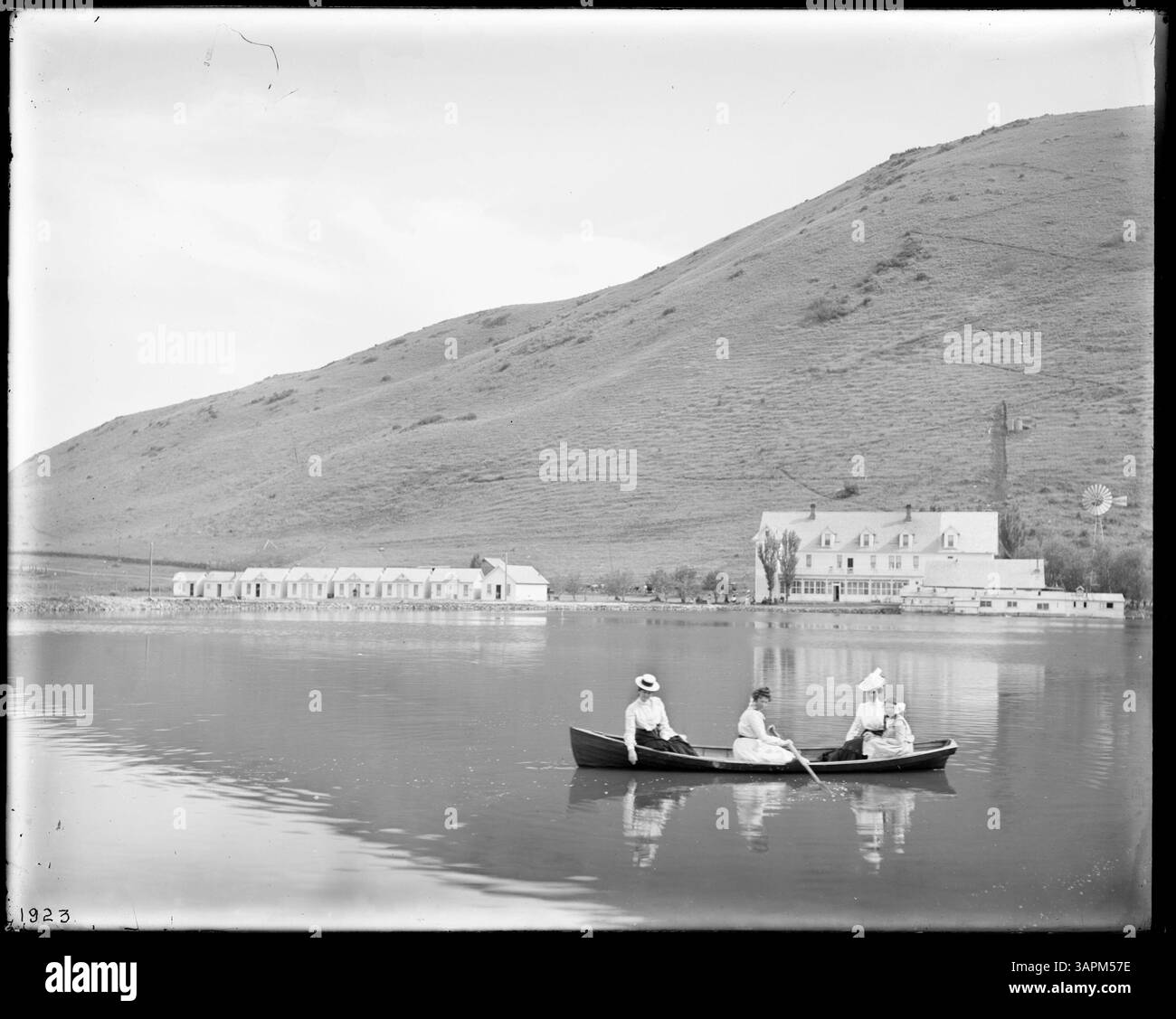 Resort spring Black and White Stock Photos & Images - Alamy