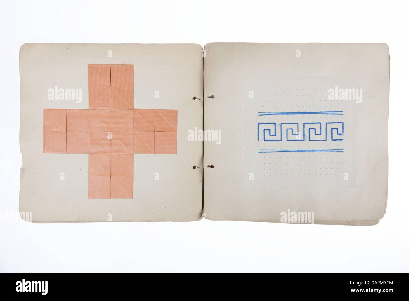 This 1897 workbook by Elsa Bergman, created during her time at Peabody ...