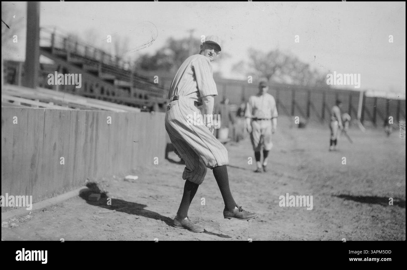 This image captures Lefty George, a well-known baseball player who ...
