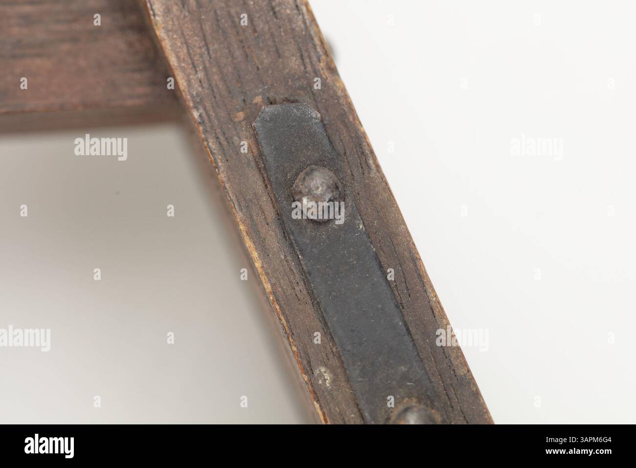 This patent model for a dredging machine, patented by Stephen H. Long ...