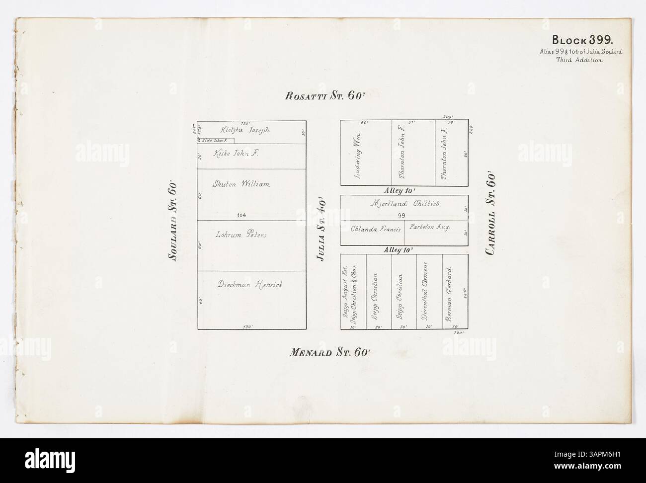 The Block book of the City of St. Louis, Book 1, includes detailed ...