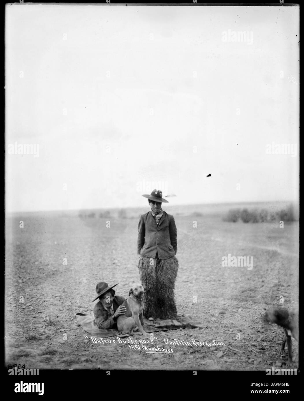 This photograph by Lee Moorhouse features two Native American men ...