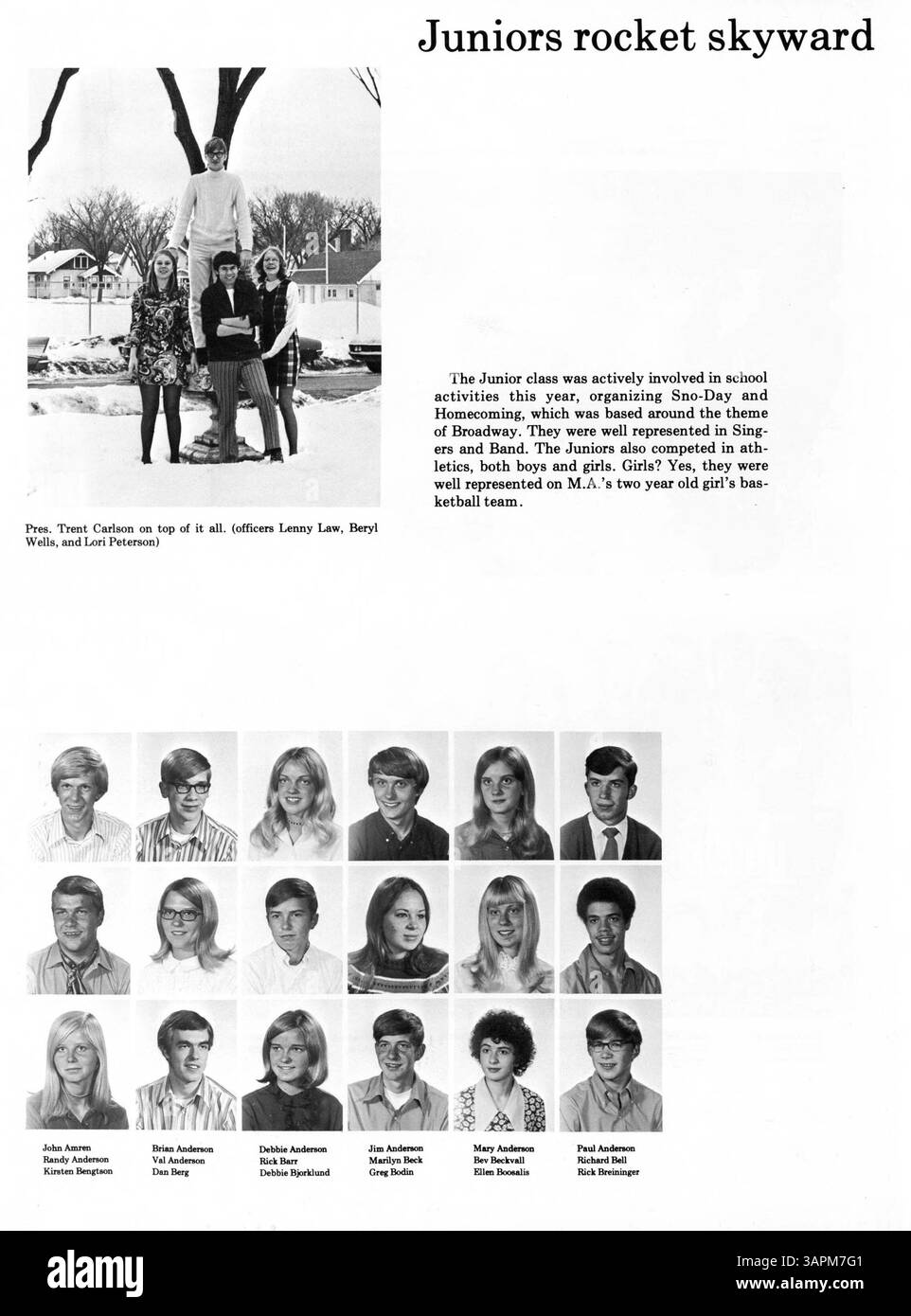 1970s school students Cut Out Stock Images & Pictures - Alamy