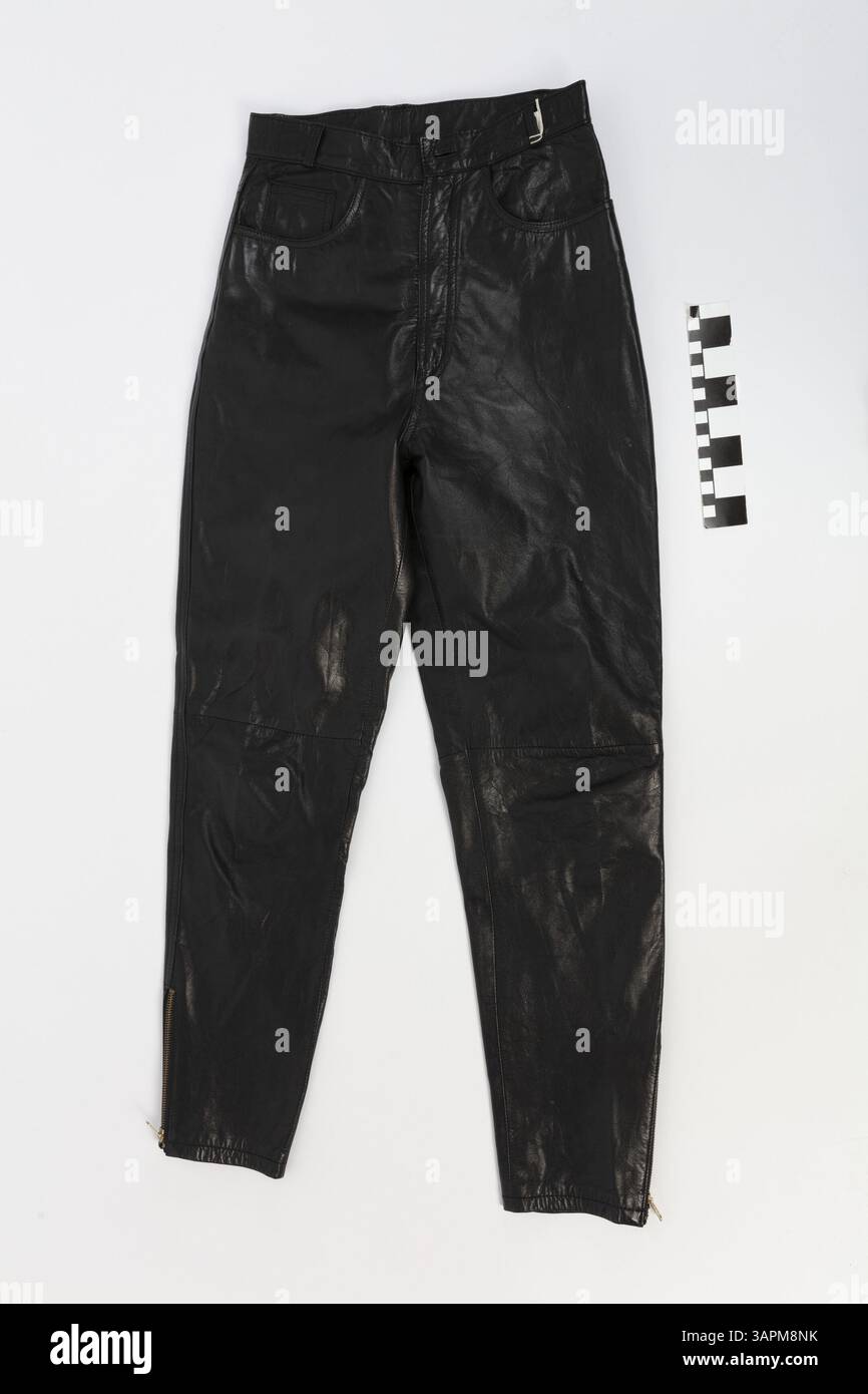 Leather pants worn by the Welders, a groundbreaking all-female punk ...