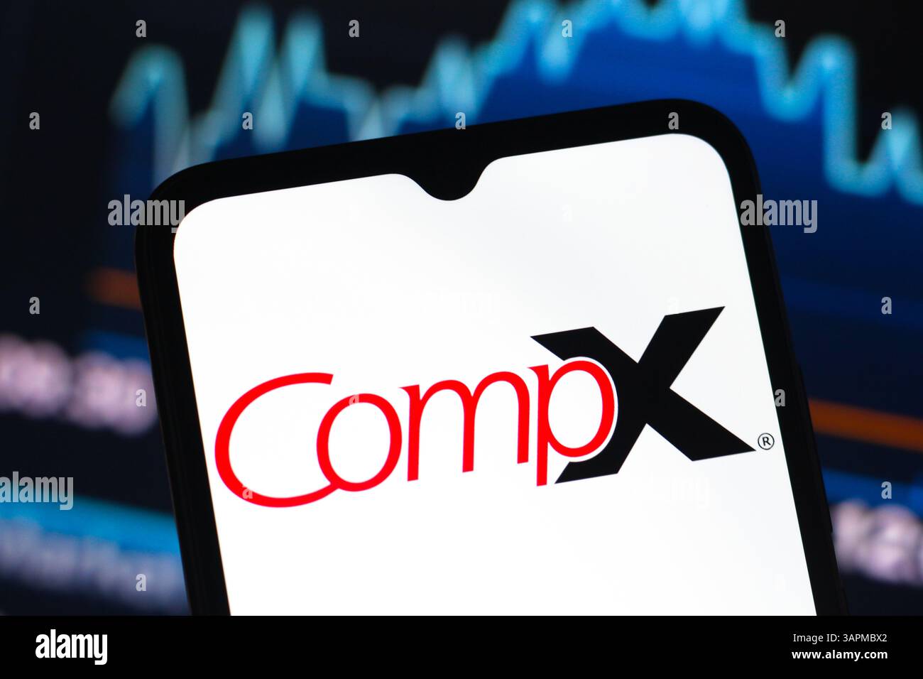 Canada. 16th Apr, 2025. In this photo illustration, the CompX ...