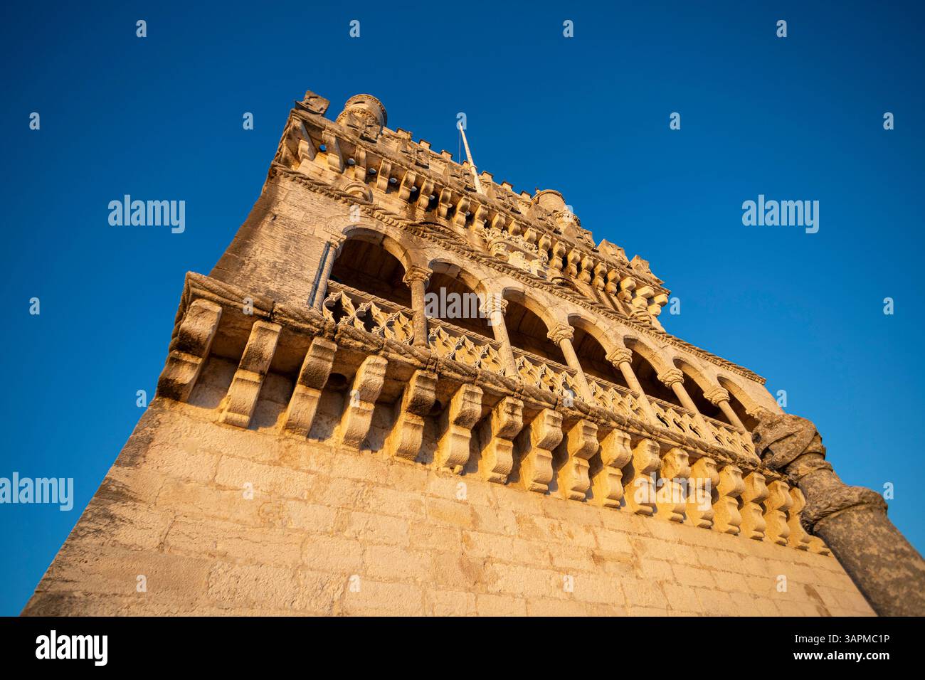 Upper terrace of the 16th-century Belem Tower, or Tower of Saint ...