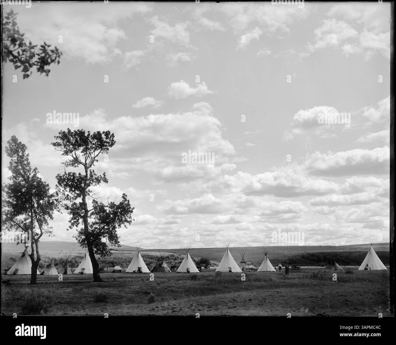 This photograph depicts various scenes on the Umatilla Indian ...