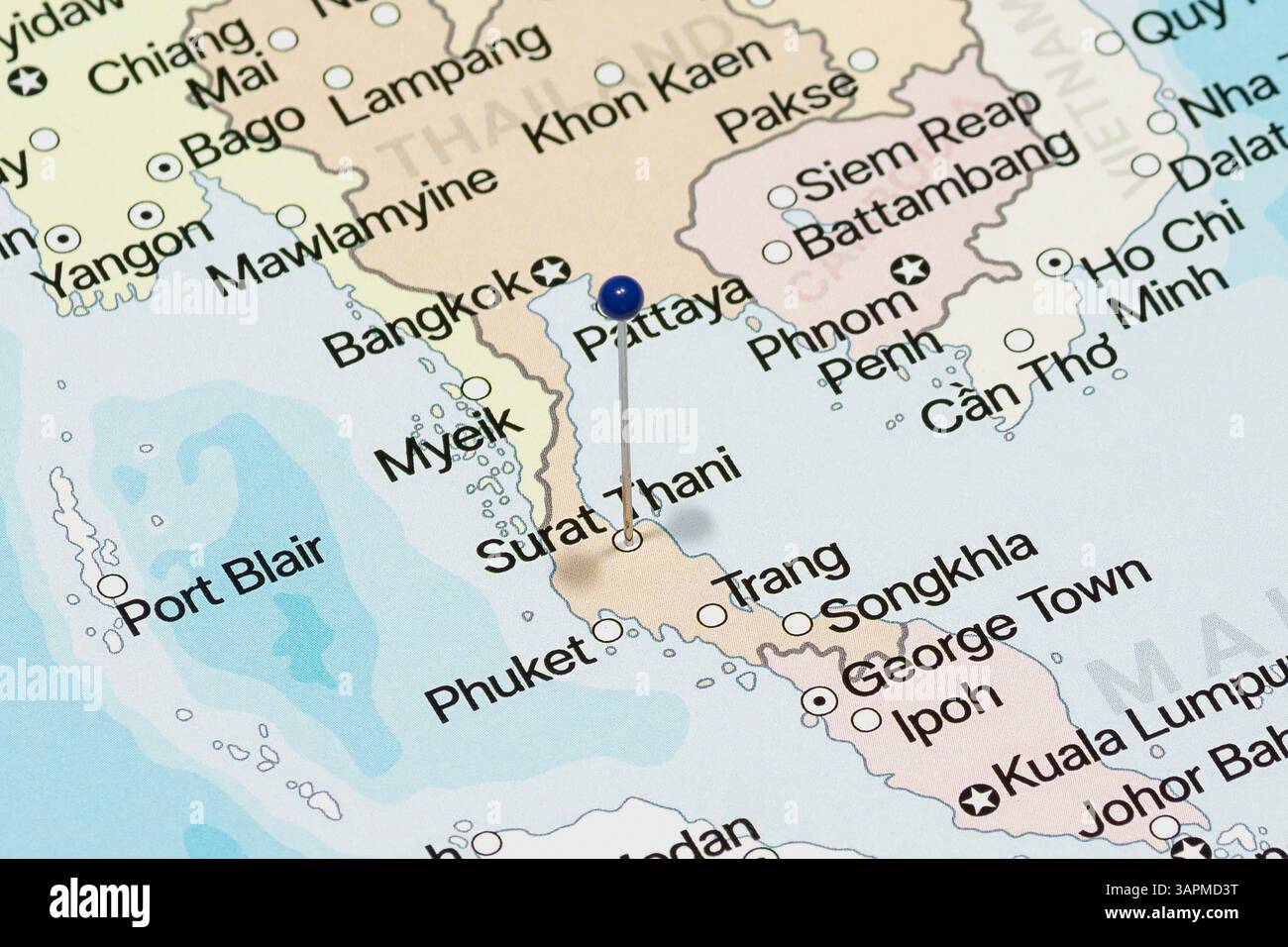 Surat map hi-res stock photography and images - Alamy