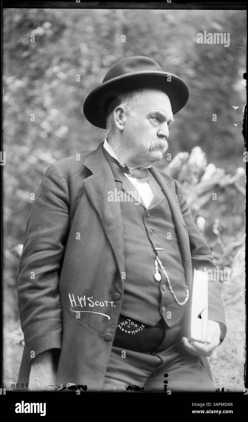 This Lee Moorhouse photograph captures Harvey W. Scott at Bingham ...