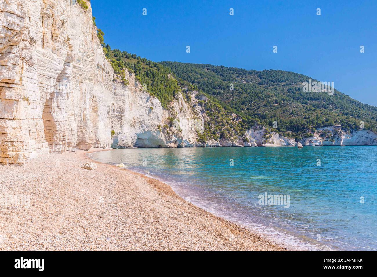 The Vignanotica beach, in Apulia region, north Italy Stock Photo - Alamy