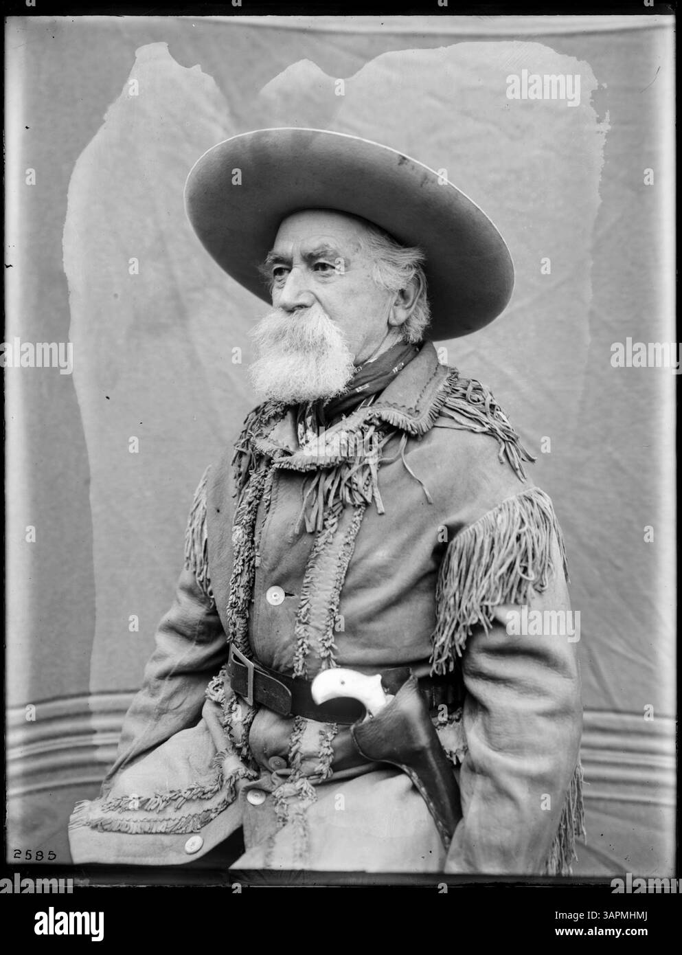 This photograph by Lee Moorhouse shows James Lehman dressed in costume ...