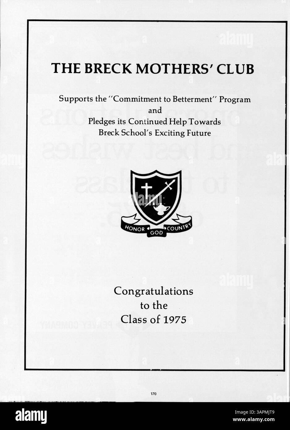 The 1975 Breck Yearbook, titled Mustang, captures the students, faculty ...