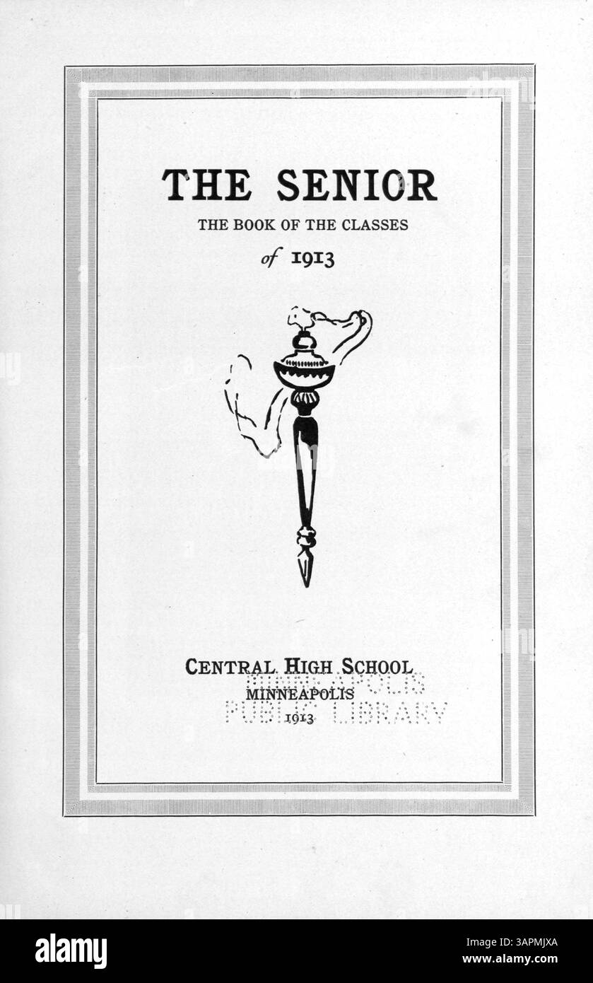 The 1913 'Senior' yearbook from Central High School captures key ...
