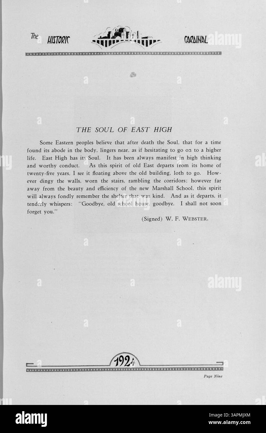 This high school yearbook from 1924 documents the students, teachers ...