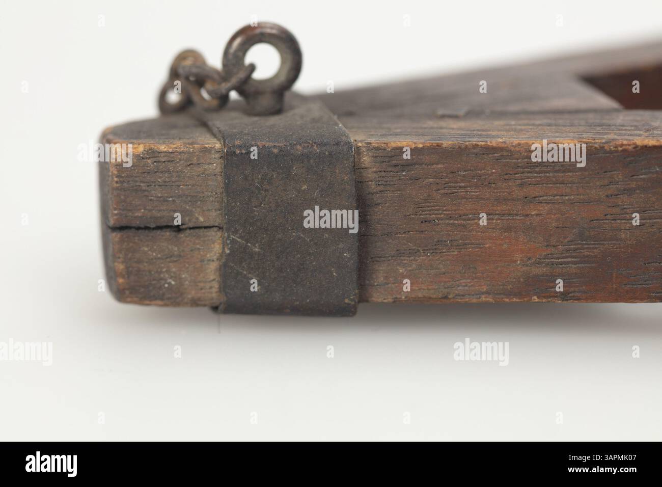 This patent model for a dredging machine, patented by Stephen H. Long ...