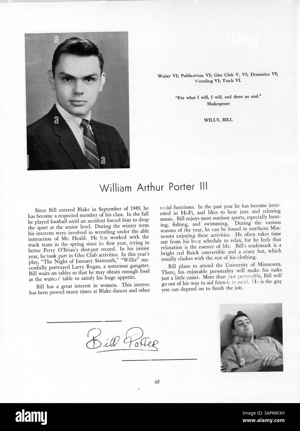 The 1957 Blake Yearbook highlights the students, teachers, athletic ...