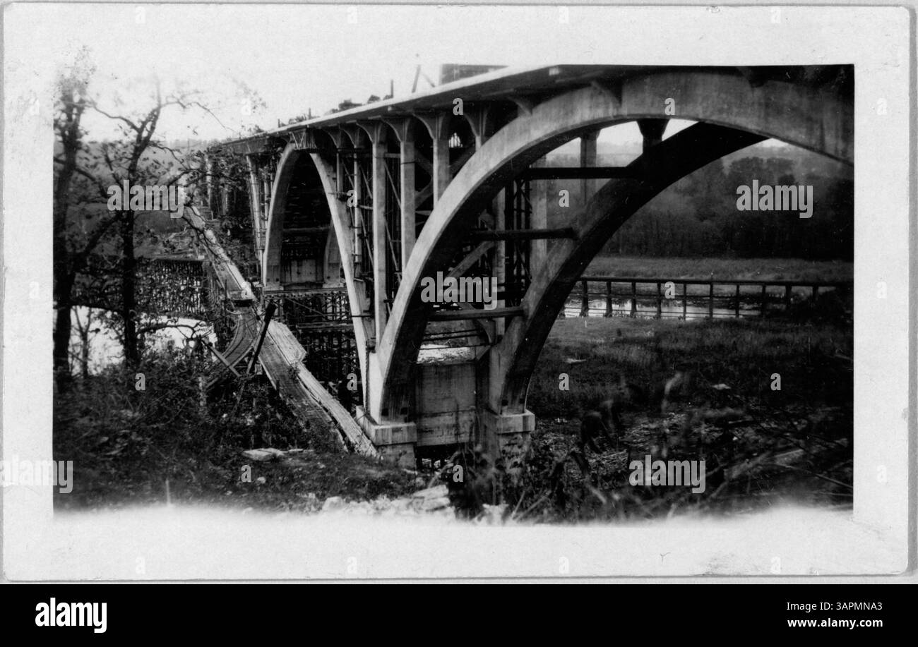 The Mendota Bridge construction shows the addition of concrete ...