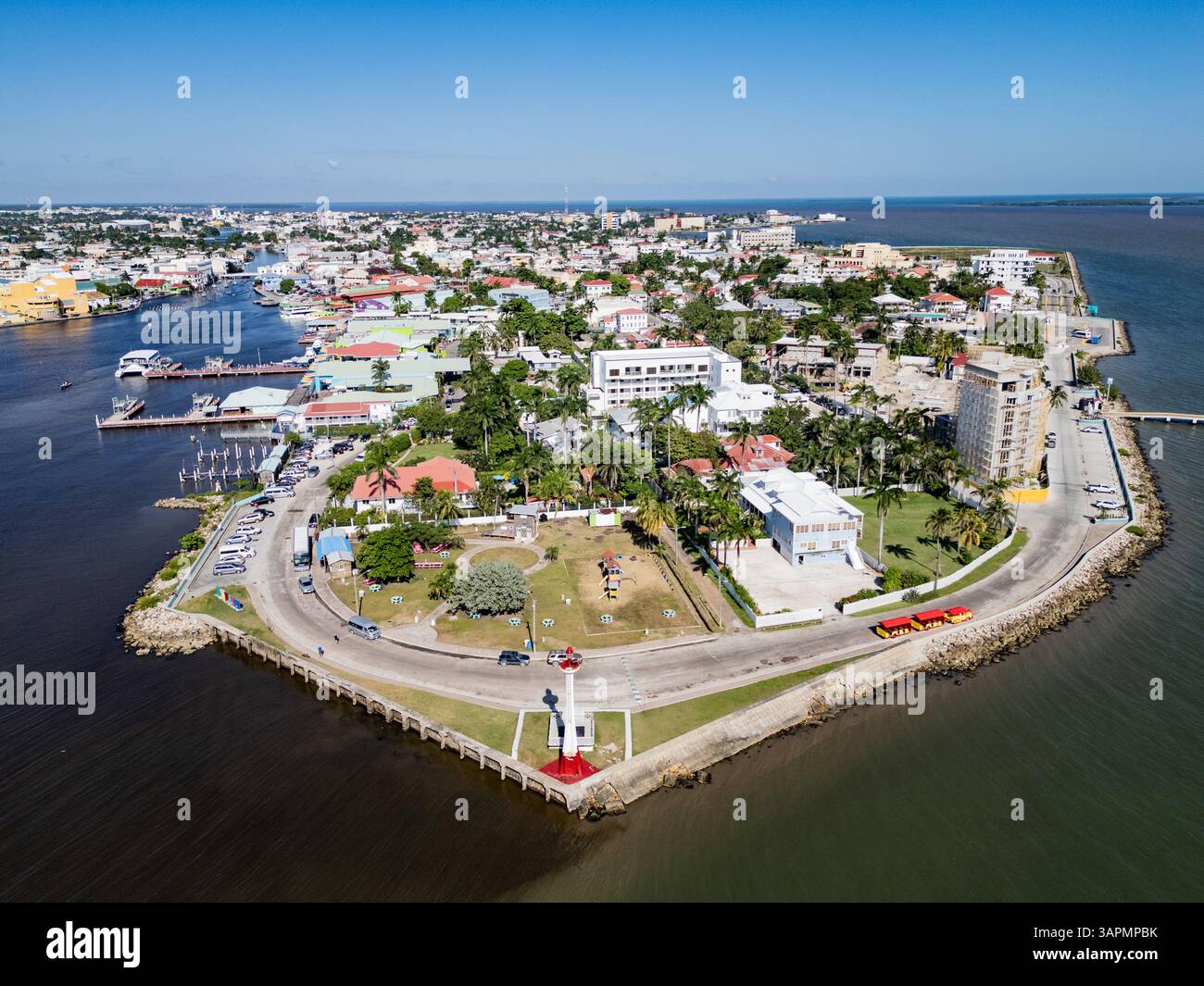 Belize skyline hi-res stock photography and images - Alamy