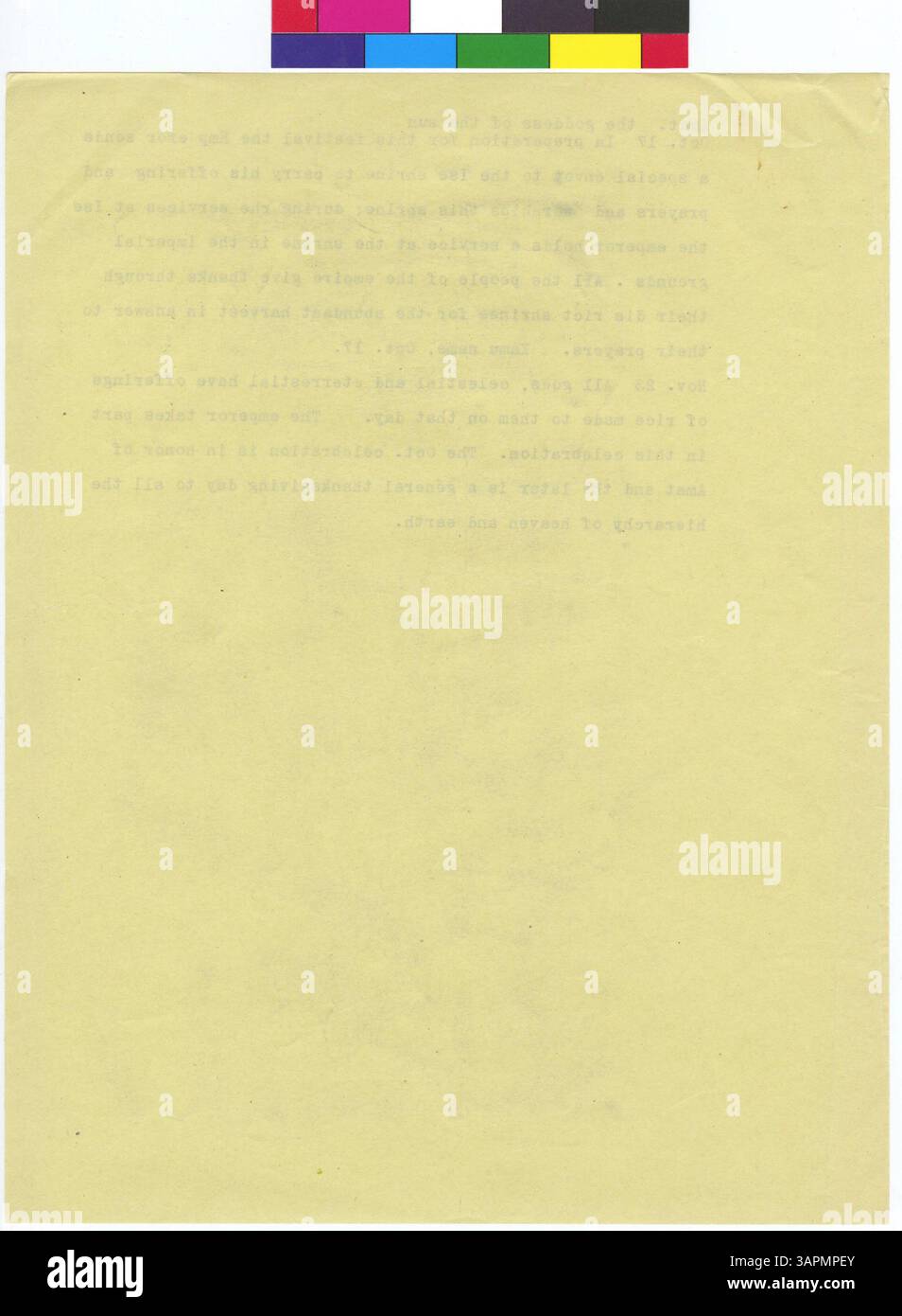 This file from Gertrude Bass Warner's papers documents O Yamoto Jinja ...