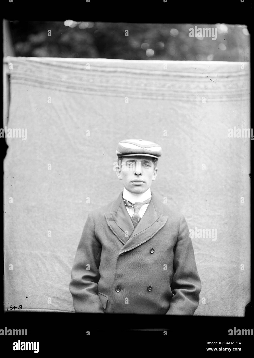 This photograph by Lee Moorhouse features E.D. Weaver, a cowboy ...