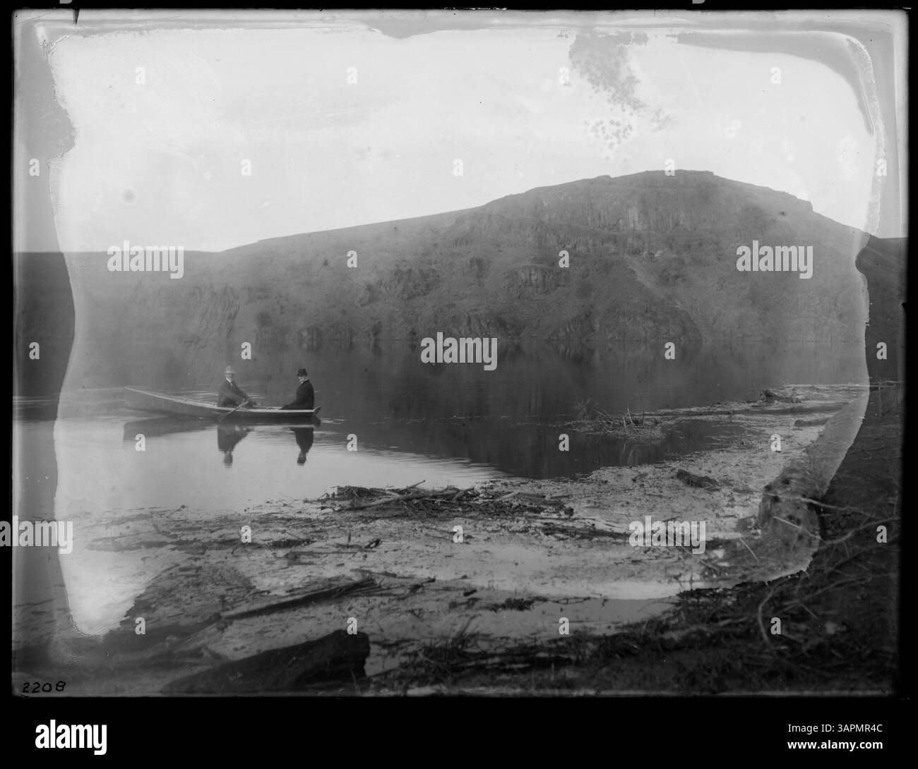 Photograph documenting the construction scenes of Coe Dam and Furnish ...