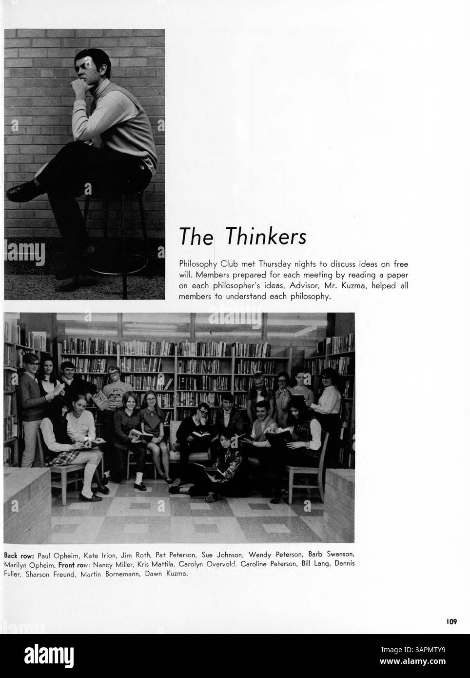 The 1970 Bear yearbook from Lincoln High School documents the major ...