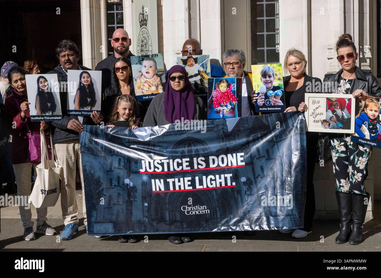 London, UK. 16 April 2025 Revathi Malesh Thirumalesh and Thirumalesh ...