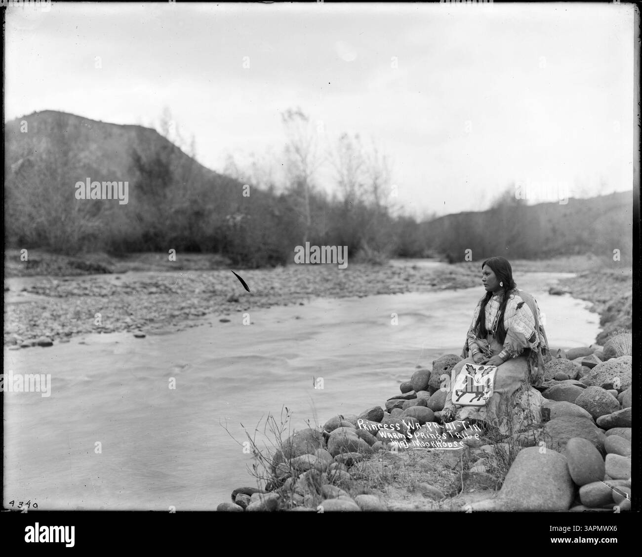 Photograph by Lee Moorhouse of Wa-pa-ni-tia, a Warm Springs tribal ...