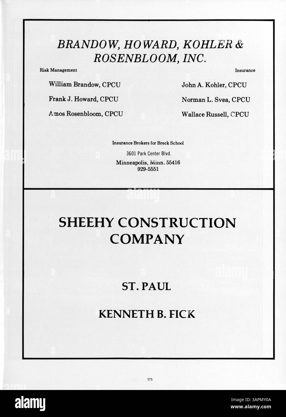 The 1975 edition of the Breck Yearbook, Mustang, commemorates the ...