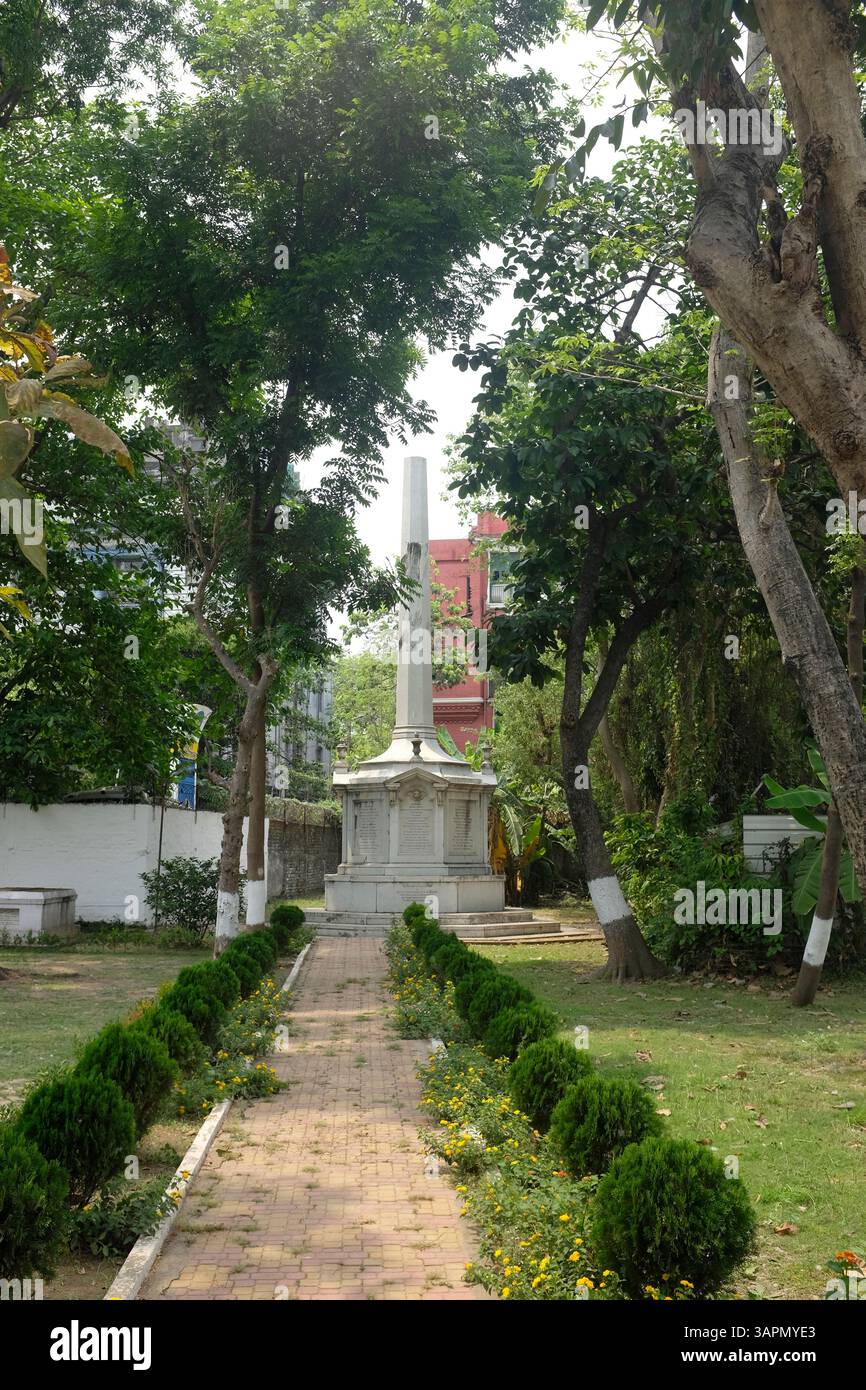 The Black Hole of Calcutta monument, St. John's Church, Kolkata ...