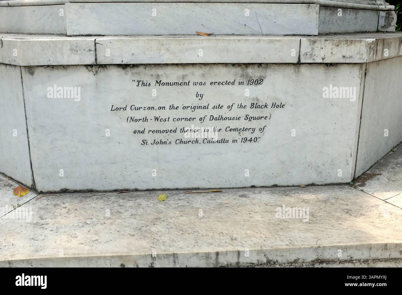 The Black Hole of Calcutta monument, St. John's Church, Kolkata ...