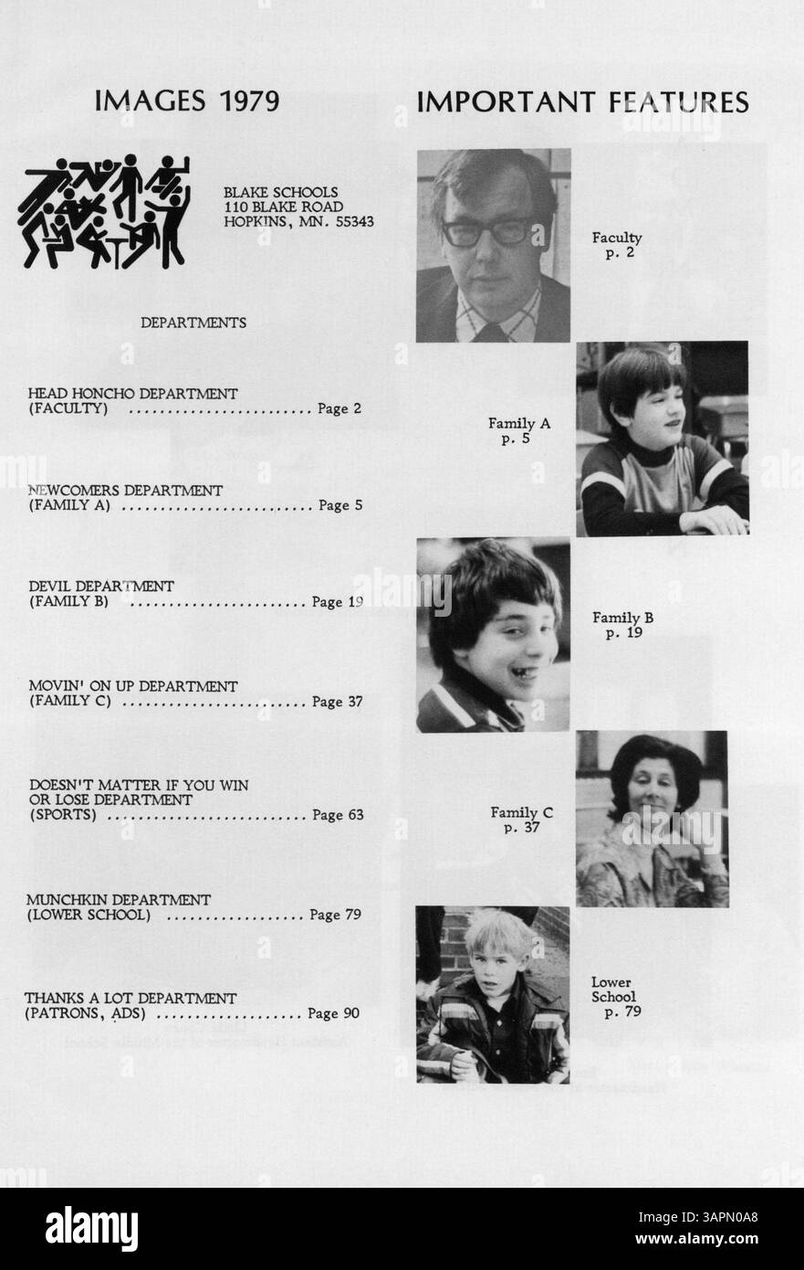 The 1979 Blake Middle School Yearbook, 'Images 79', captures key moments from the 1978-1979 ...