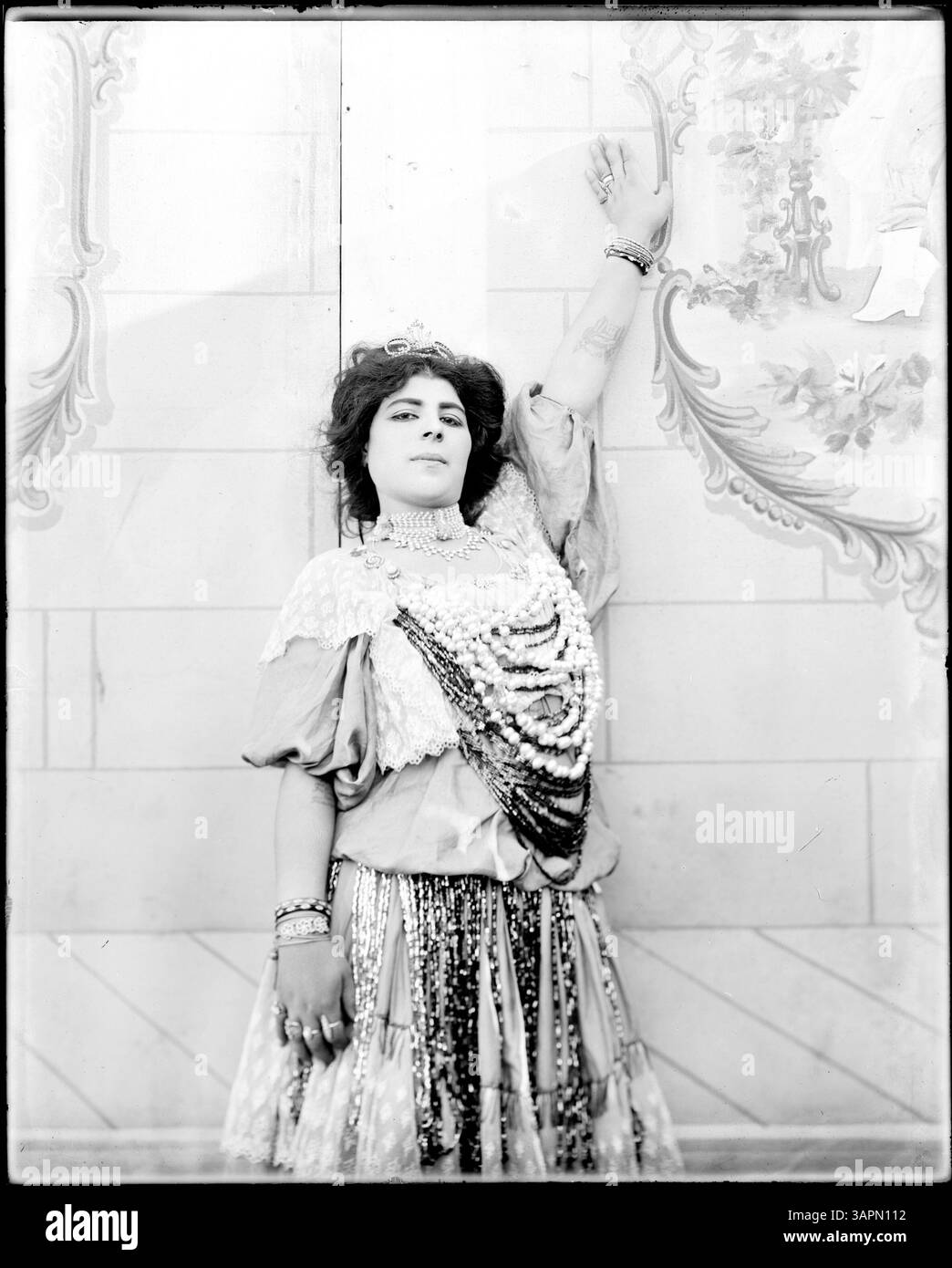 Photograph of participants in costume at the Street Fair and Harvest ...