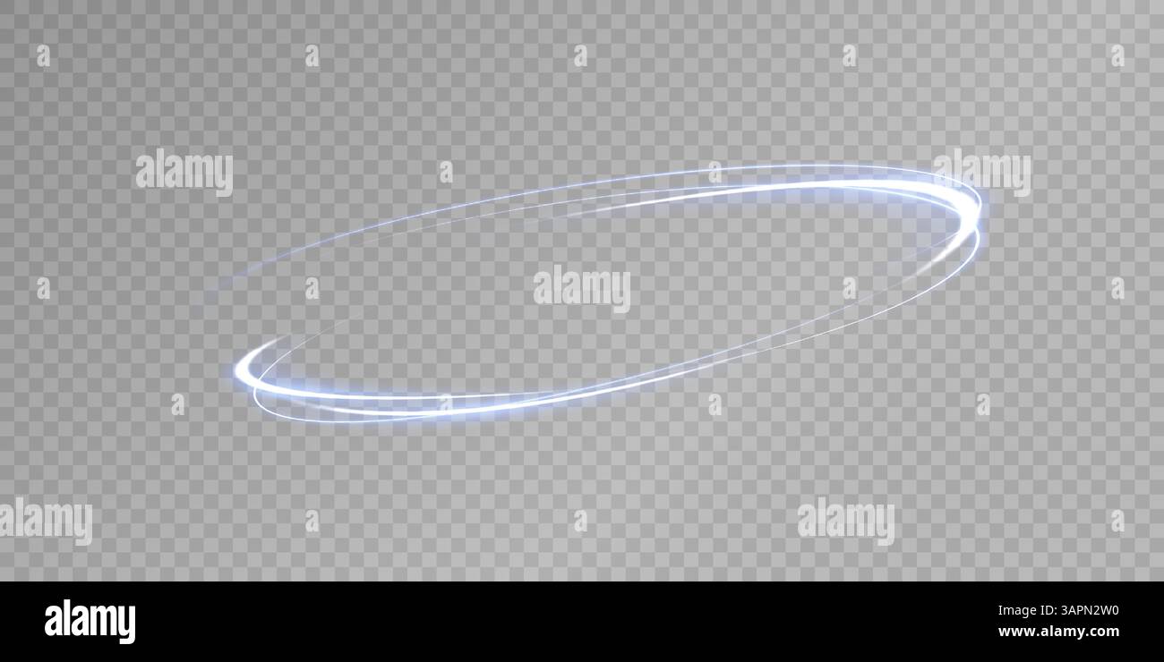 An Elegant Light Oval Effect perfect for captivating Media Design and ...