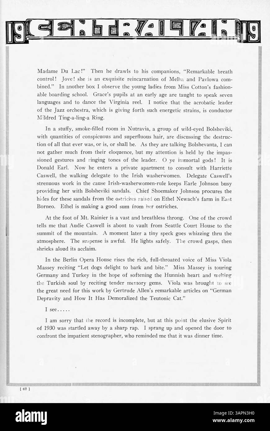 This 1919 edition of the 'Centralian' yearbook from Central High School ...