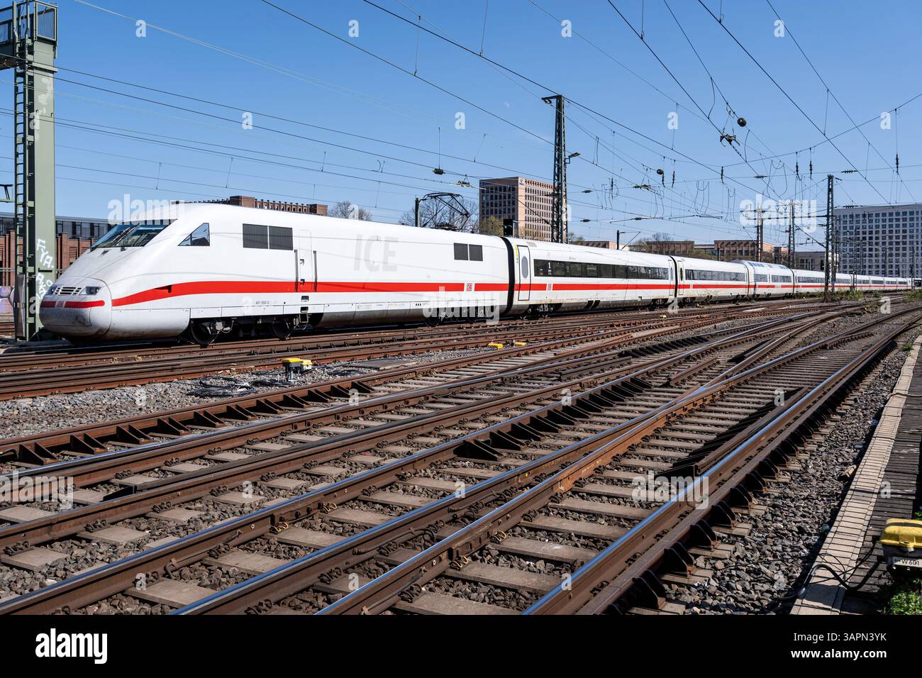 DB Deutsche Bahn ICE 1 high-speed train Stock Photo - Alamy