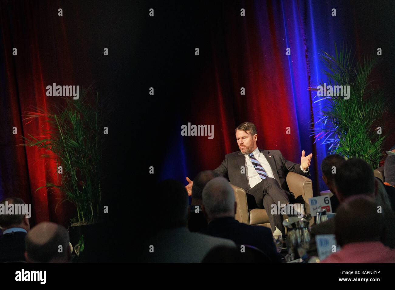 BLOOMINGTON, INDIANA – APRIL 15: Senator Todd Young, R-Ind ...