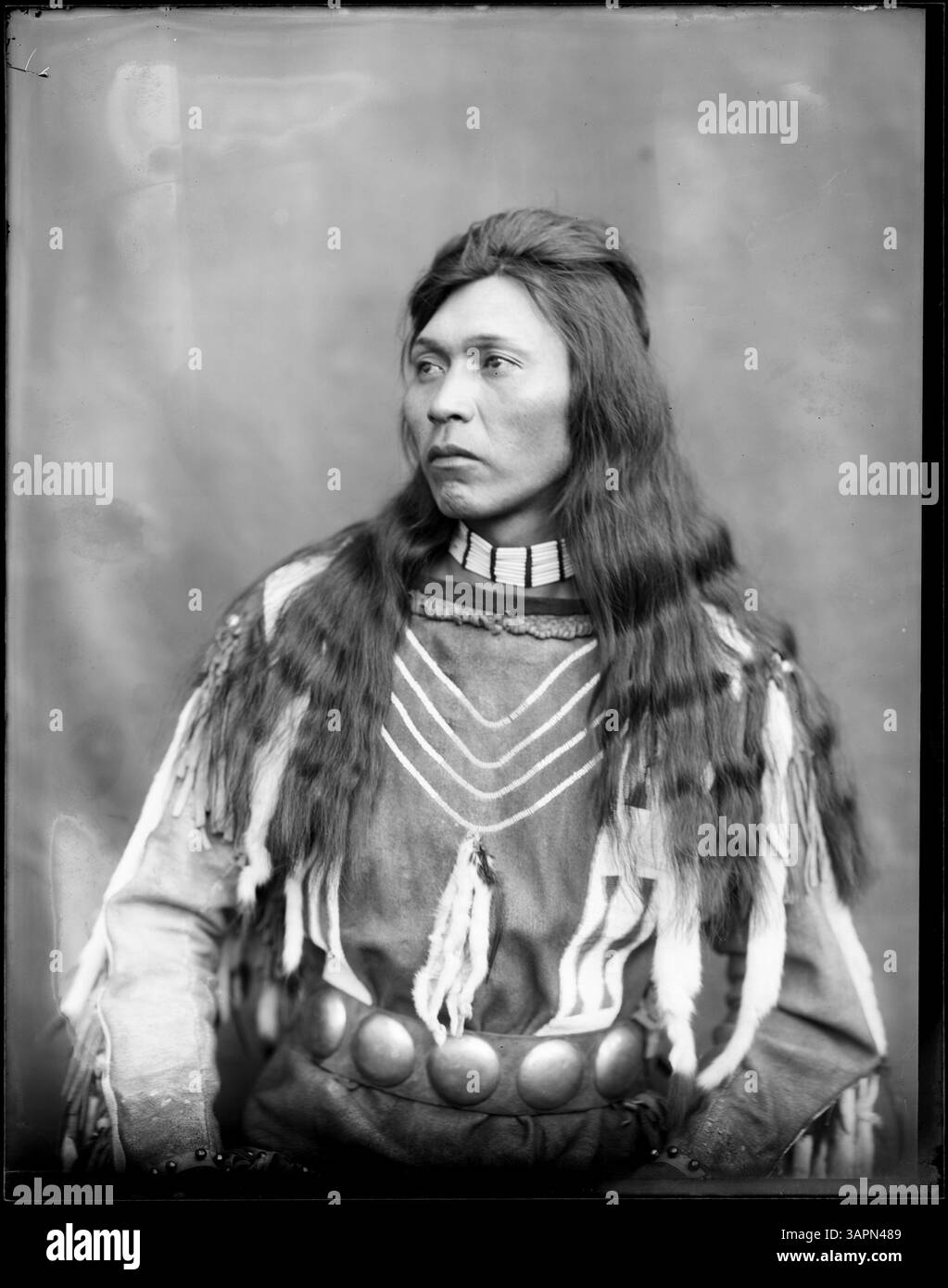 This portrait of a tribal man in regalia by Lee Moorhouse showcases the ...