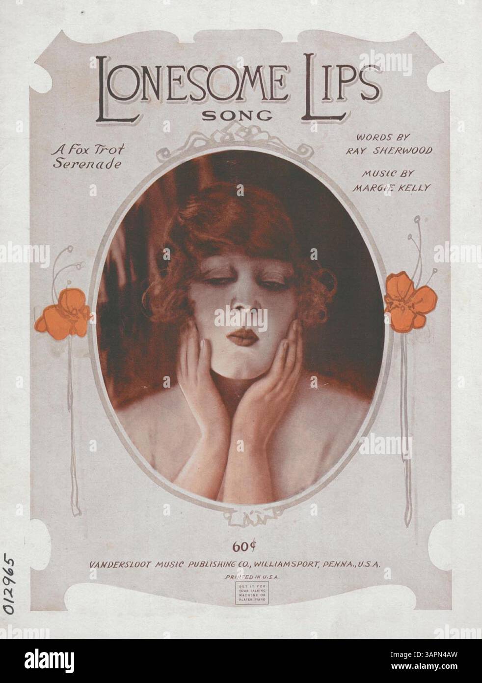 The 'Lonesome Lips' cover includes advertisements with musical excerpts ...