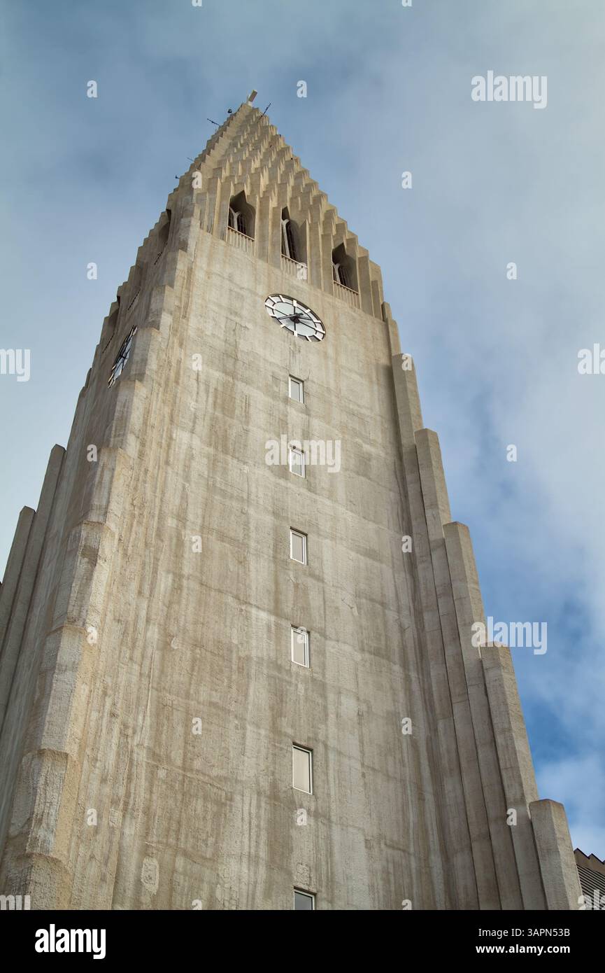 View Looking Up The Exterior Of The Columnar Basalt Tower, Steeple ...