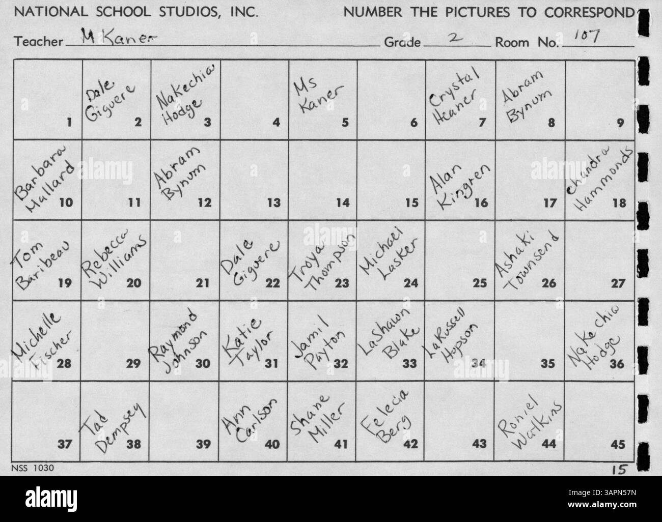 The 1982 yearbook from Willard Elementary features class photos from ...