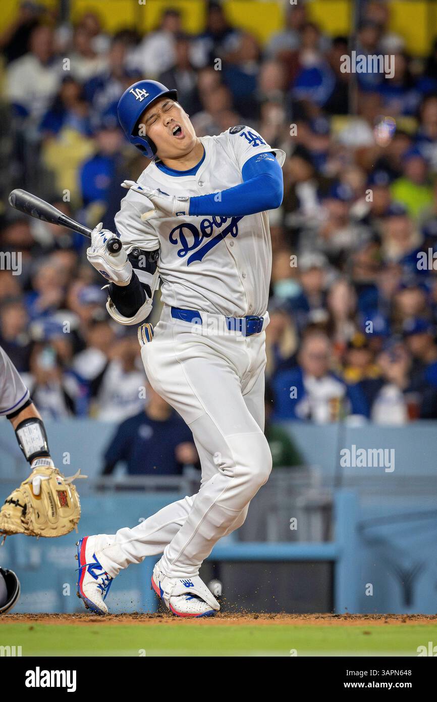 April 15, 2025, Los Angeles, California, USA: April 15, 2025: Los Angeles Dodger SHOHEI OHTANI ...