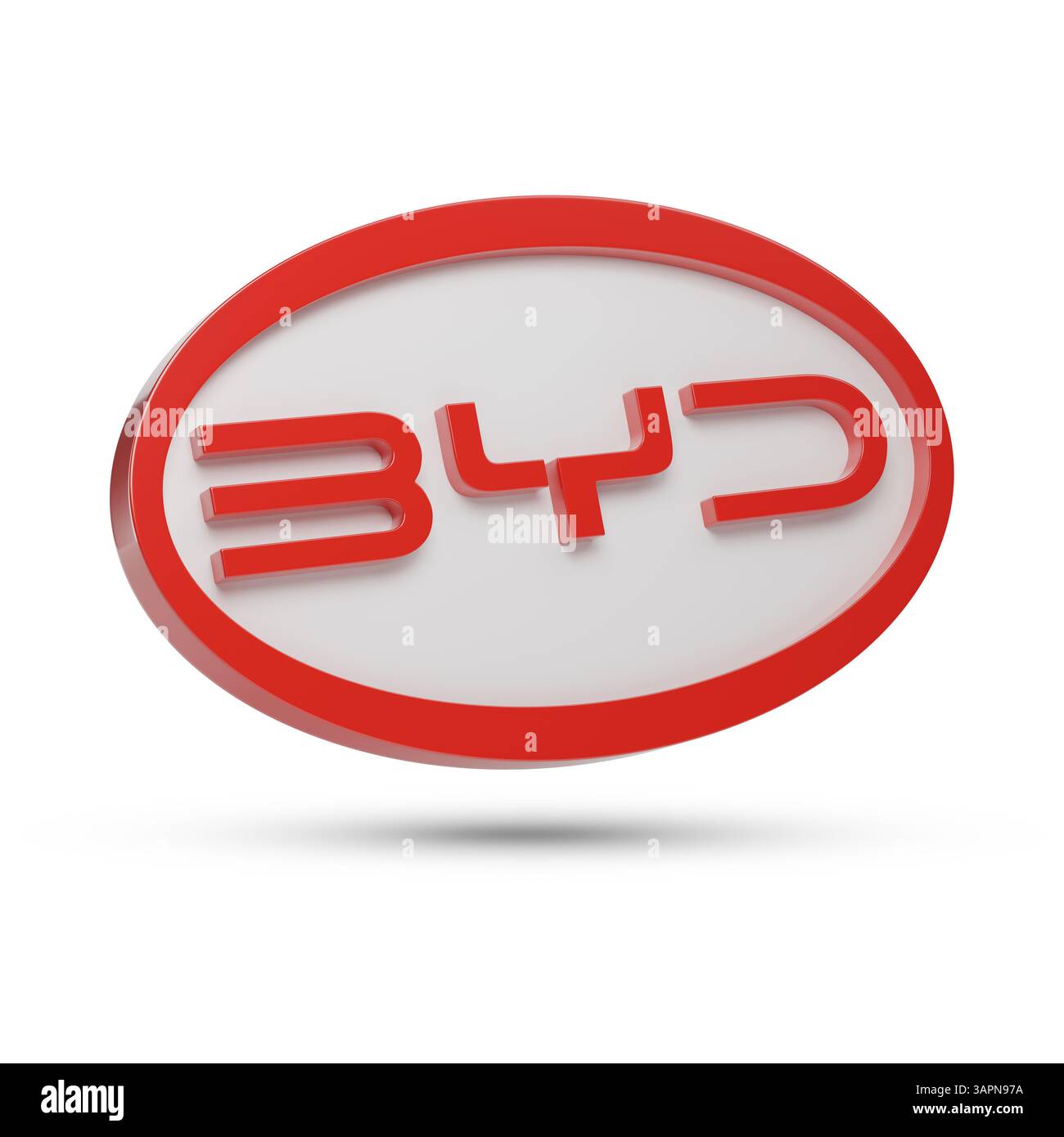 Buenos Aires, Argentina - April 10th, 2025: BYD logo in three ...